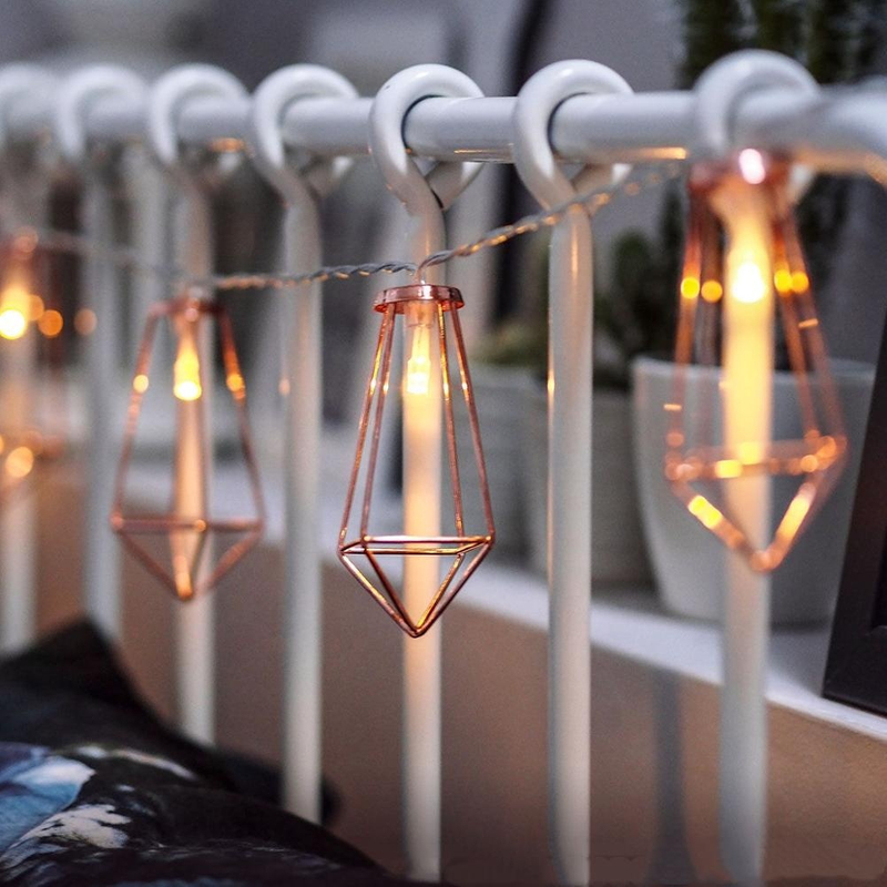 Rose Gold LED String Lights | Evermore Lighting