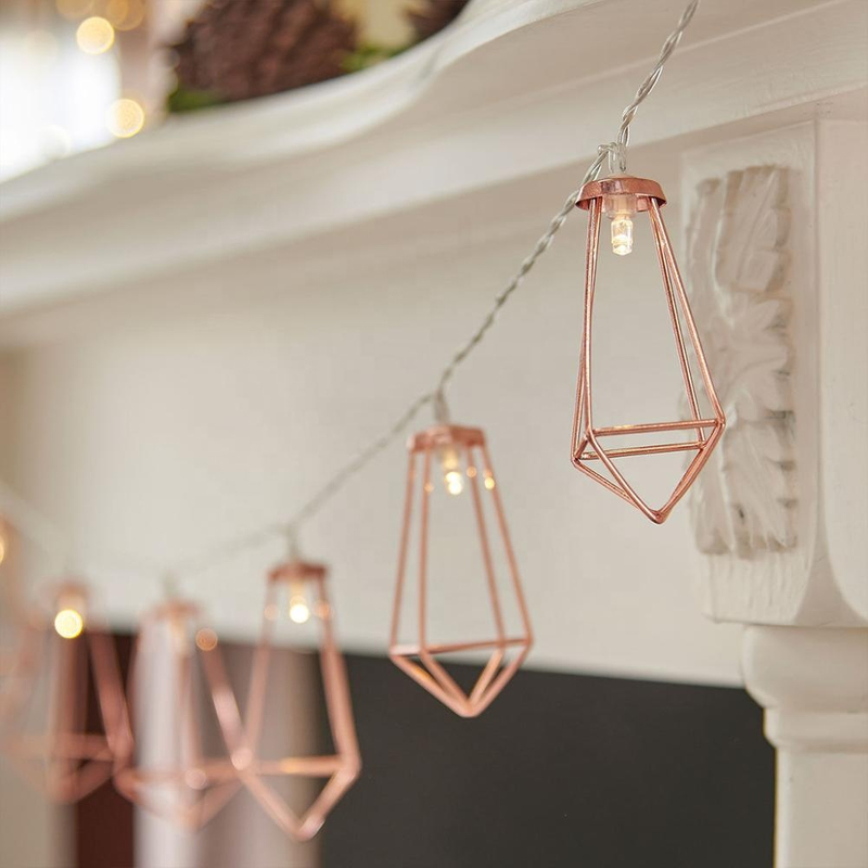 Rose Gold LED String Lights | Evermore Lighting